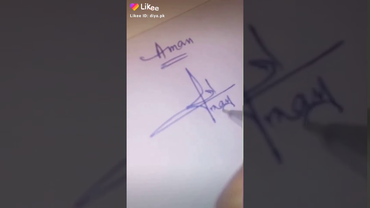 Signatures for Anam - YouTube
