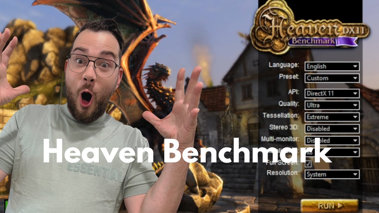How to use Heaven benchmark - YouTube