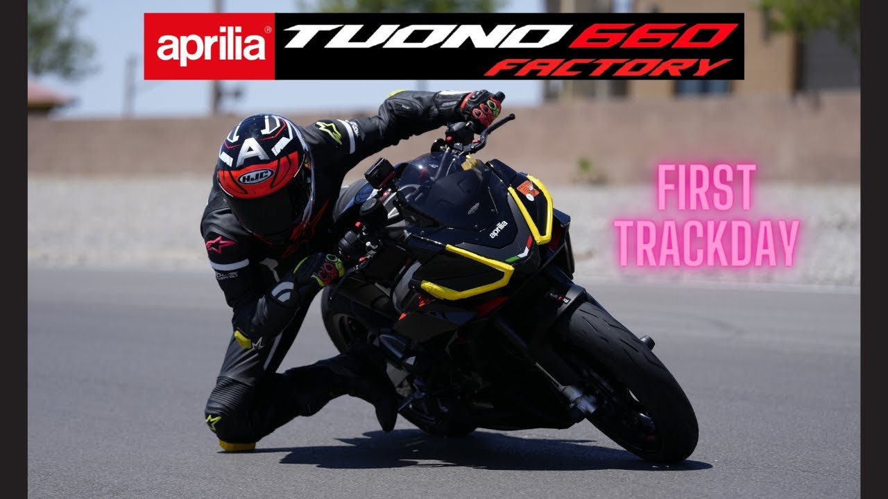 Aprilia Tuono 660 Factory First Track Day | Spring Mountain North/South ...