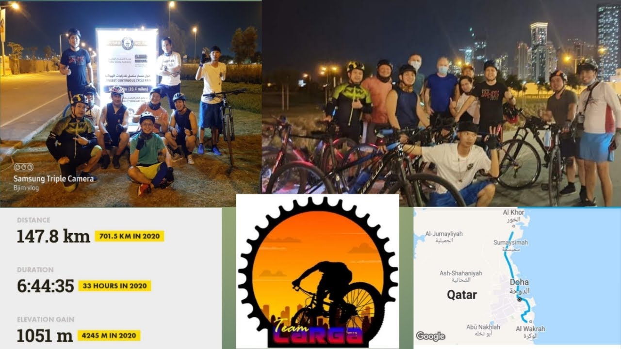 Longest continuous cycle path in Qatar Guinness World Record Holder ...