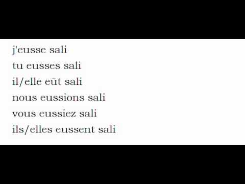 French conjugation = Salir - YouTube