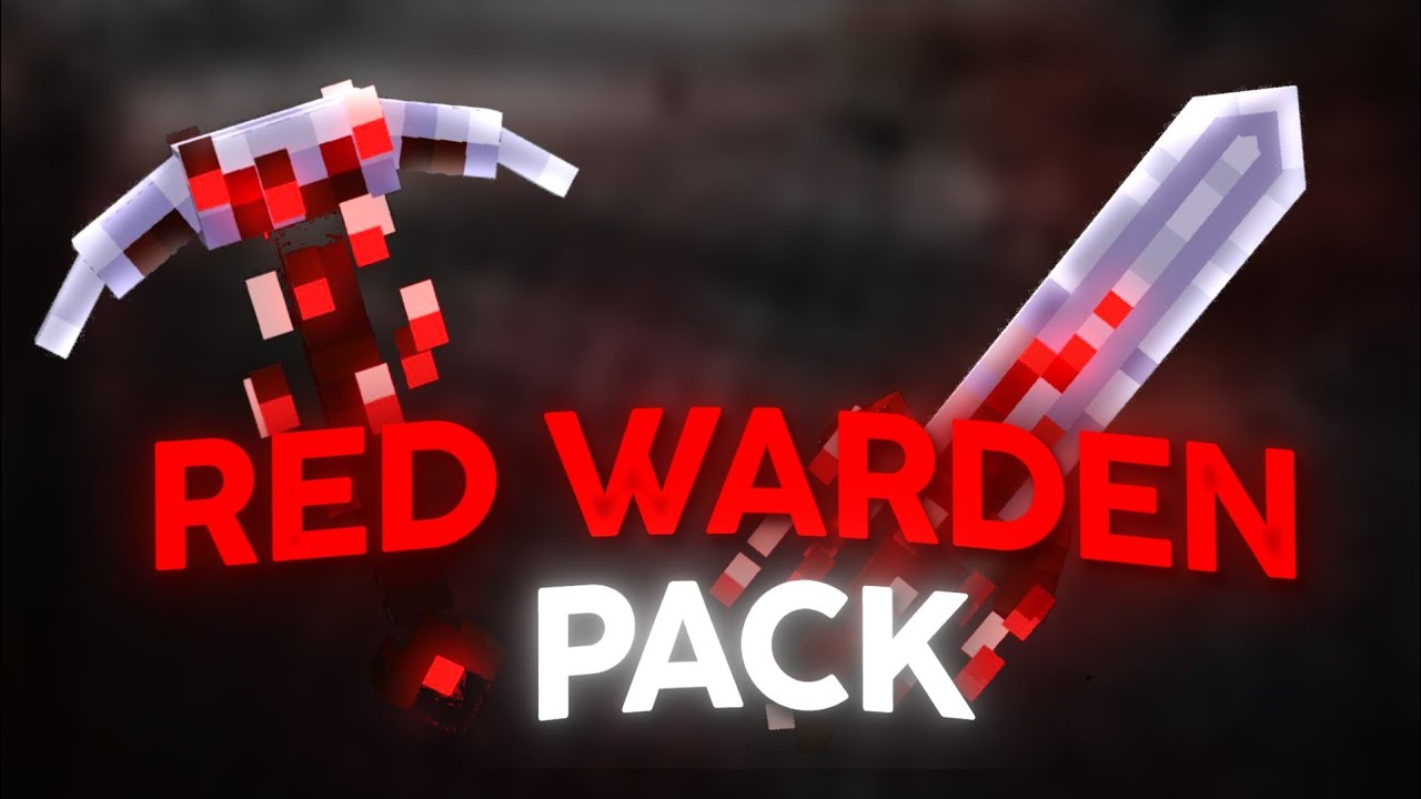Red warden pack | best cpvp mcpe pack in 2024 | #crystalpvp #minecraftpe #2024 - YouTube