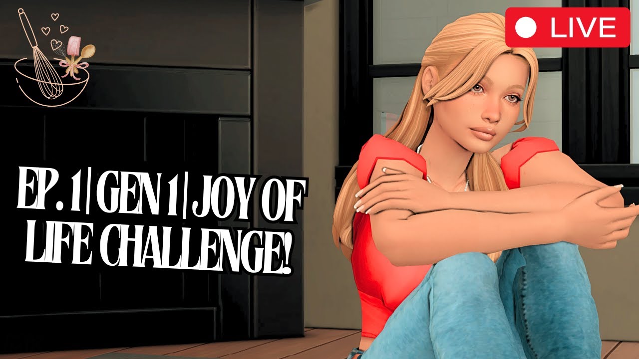 Ep. 1 | Gen 1 | Joy Of Life Challenge - Sims 4 - YouTube