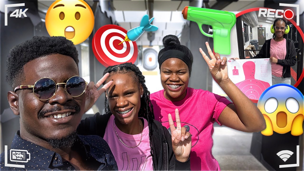 Mini Vlog : WE WENT TO THE GUN RANGE 🔫🔥😱 - YouTube