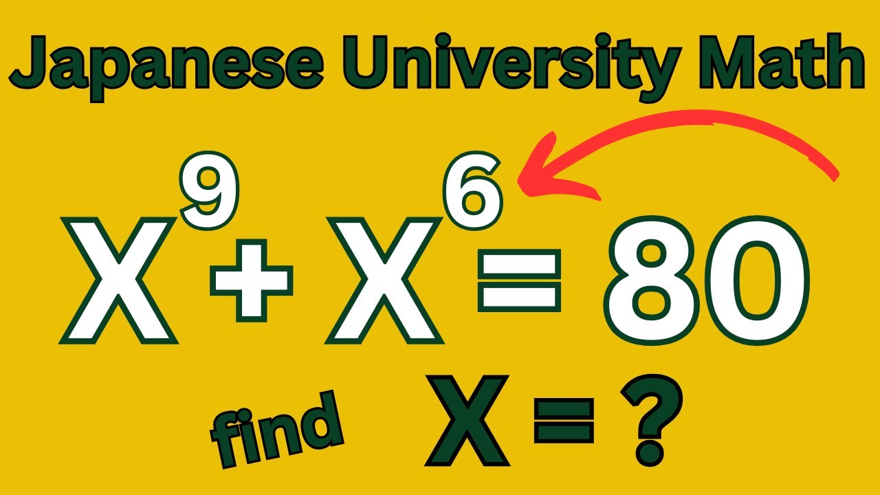 Japanese Math Olympiad: A Challenging Algebra Problem | Solve with Us ...