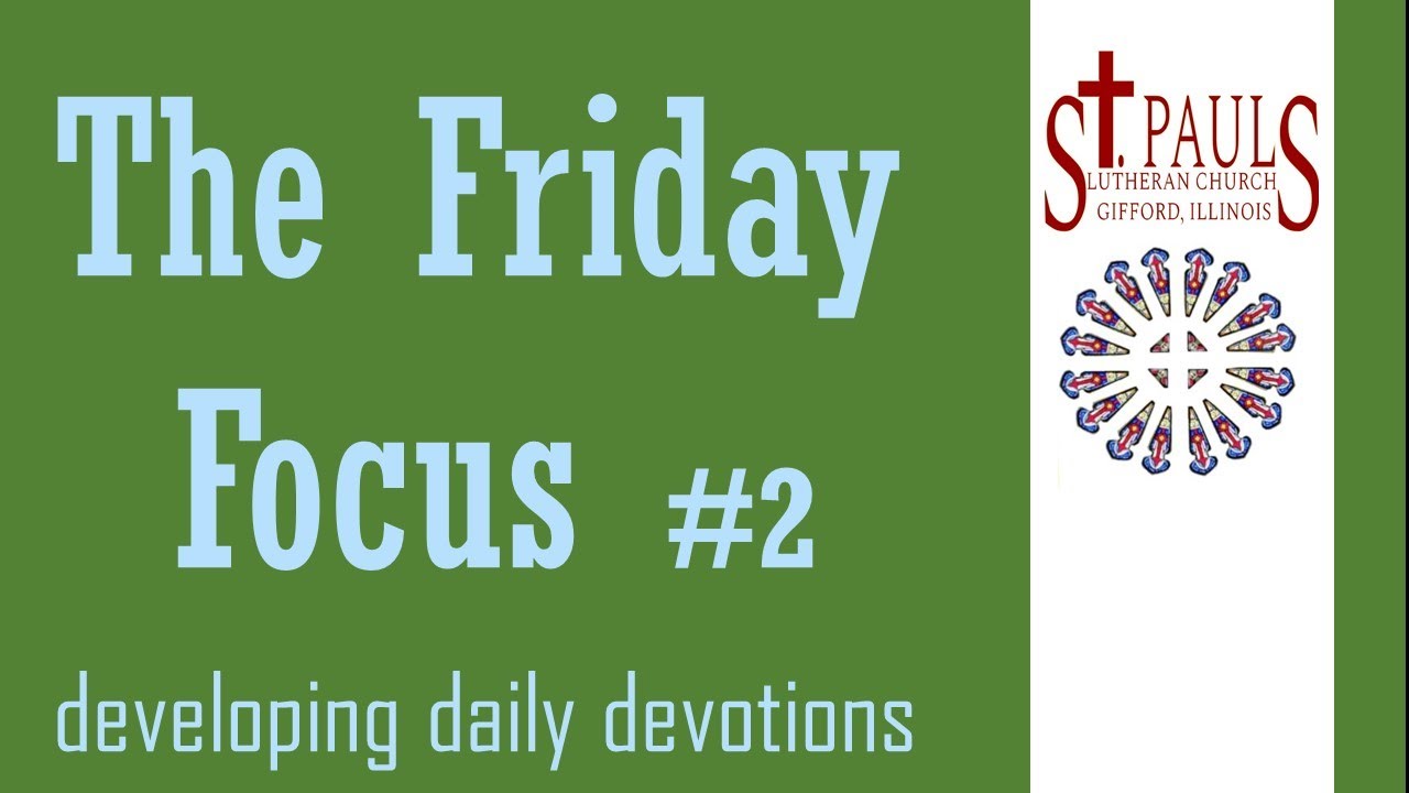 Friday Focus #2 - YouTube