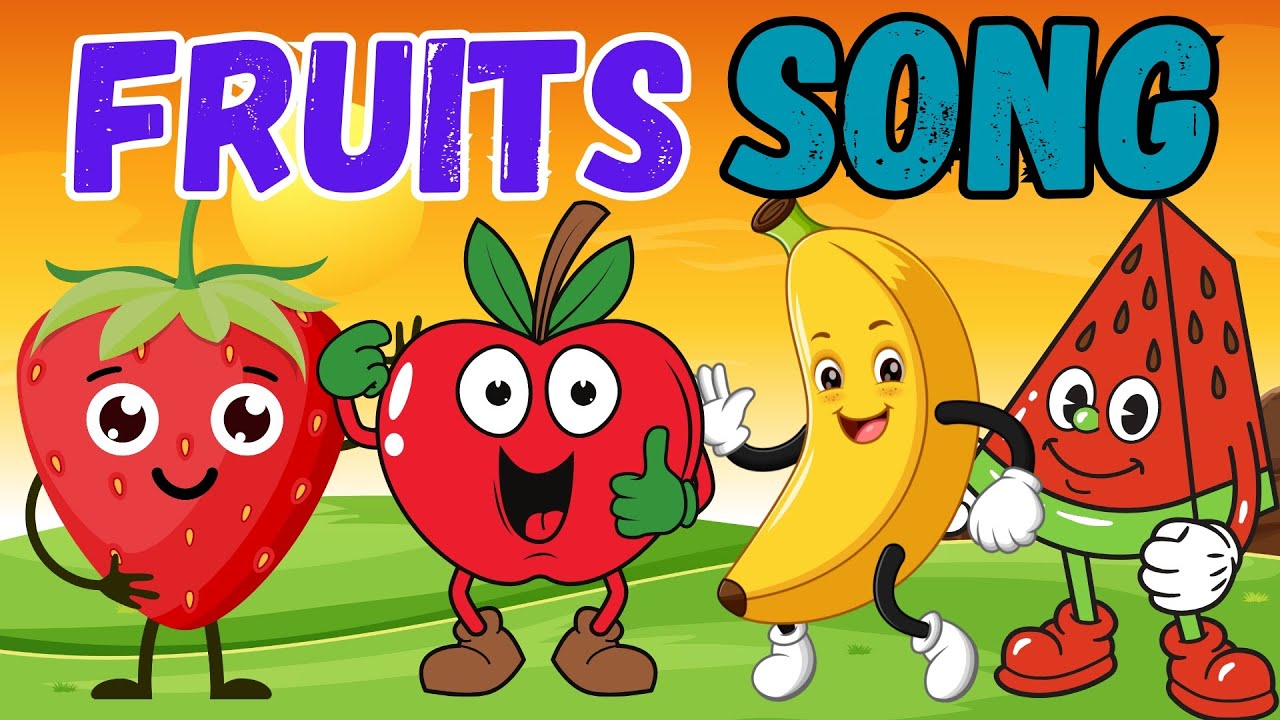The Fruits Song | Learn Fruits Nursery Rhymes & Kids Song | Baby Songs ...