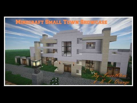 Minecraft Map Small Town Showcase - YouTube