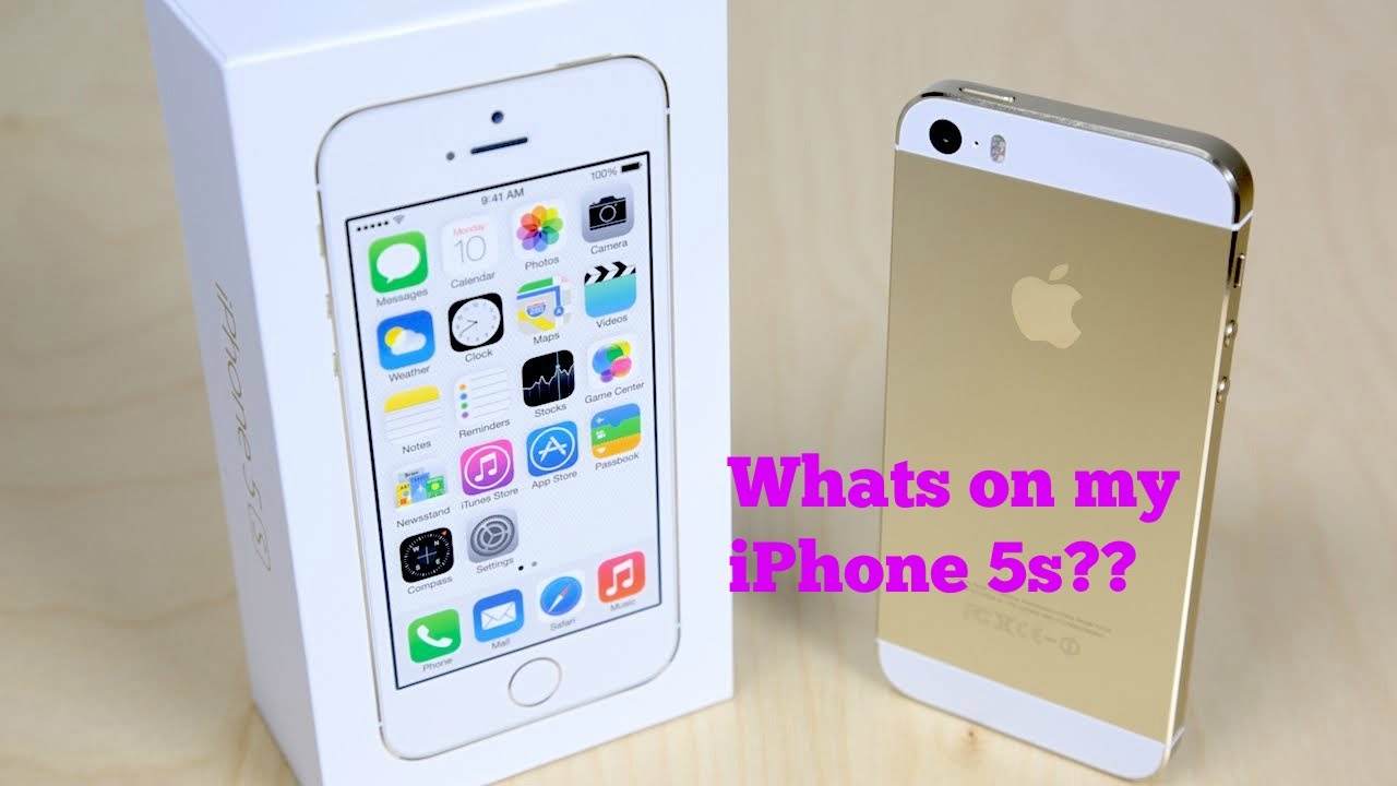 Whats on my iPhone 5s? - YouTube