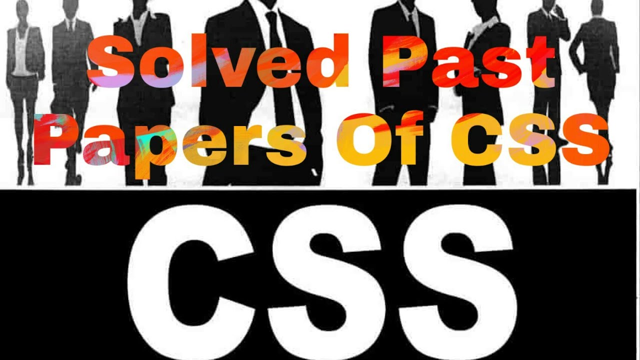 Solved Past Papers Of CSS | CSS aspirants | CSS Preparation - YouTube