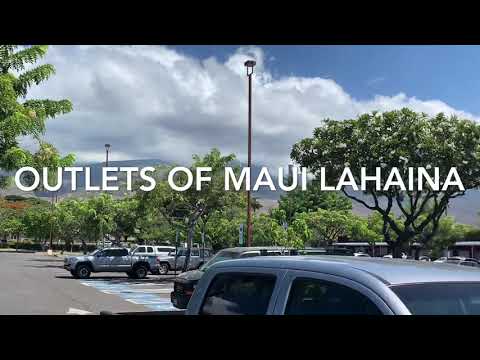 Outlets of Maui Lahaina during Pandemic - My Journey - YouTube