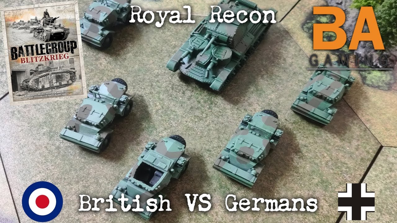 British vs Germans Battlegroup Battlereport- Royal Recon, Calais ...