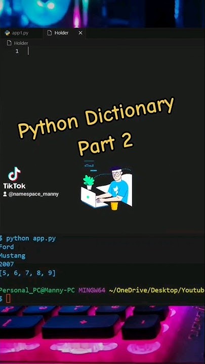 Python Dictionary Part 2! Learn to code with me! #python #programming #coding #learning #code # ...