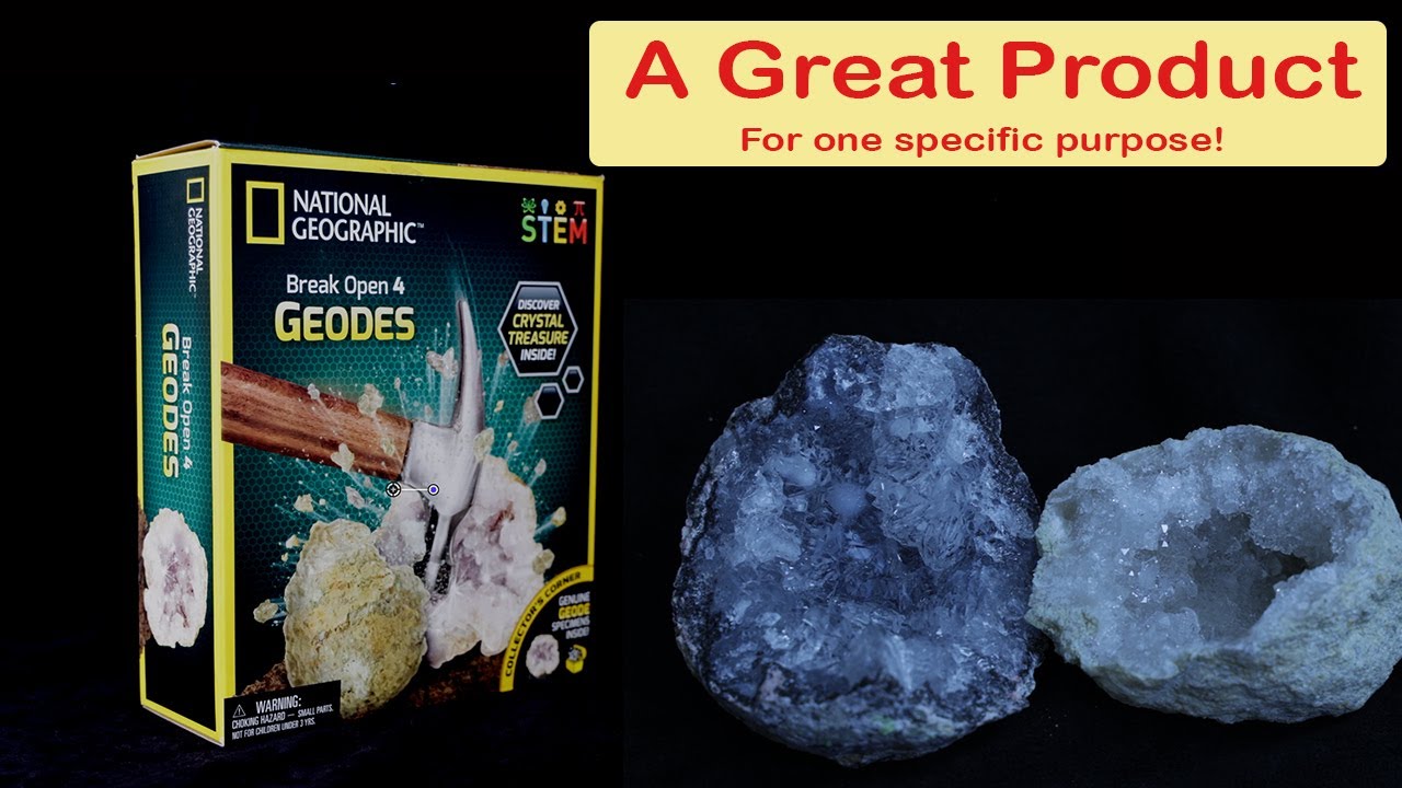 Reviewing the National Geographic Geodes Kit! A very niche, but fun ...