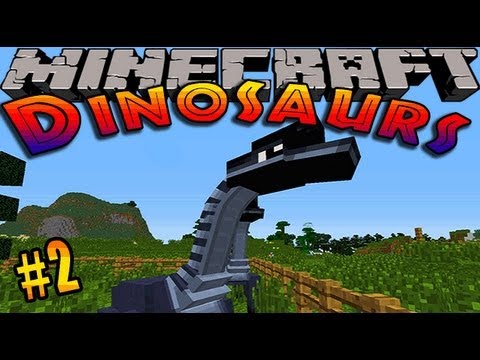 Minecraft Dinosaurs - ( Dinosaur mod ) - Episode 2 - DINOSAUR DNA ...