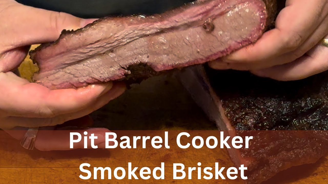 EASY BBQ: Pit Barrel Cooker SMOKED Brisket Recipe - YouTube