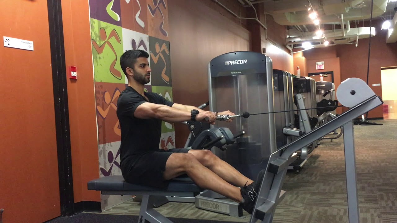 Pronated Grip Seated Row - YouTube