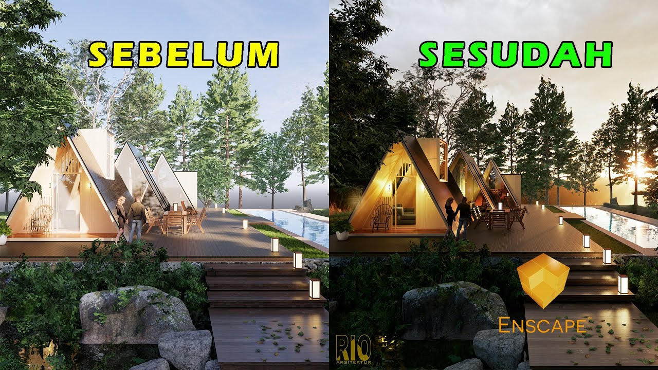 TUTORIAL SETTING ENSCAPE 3.1 ( FOREST ) - YouTube