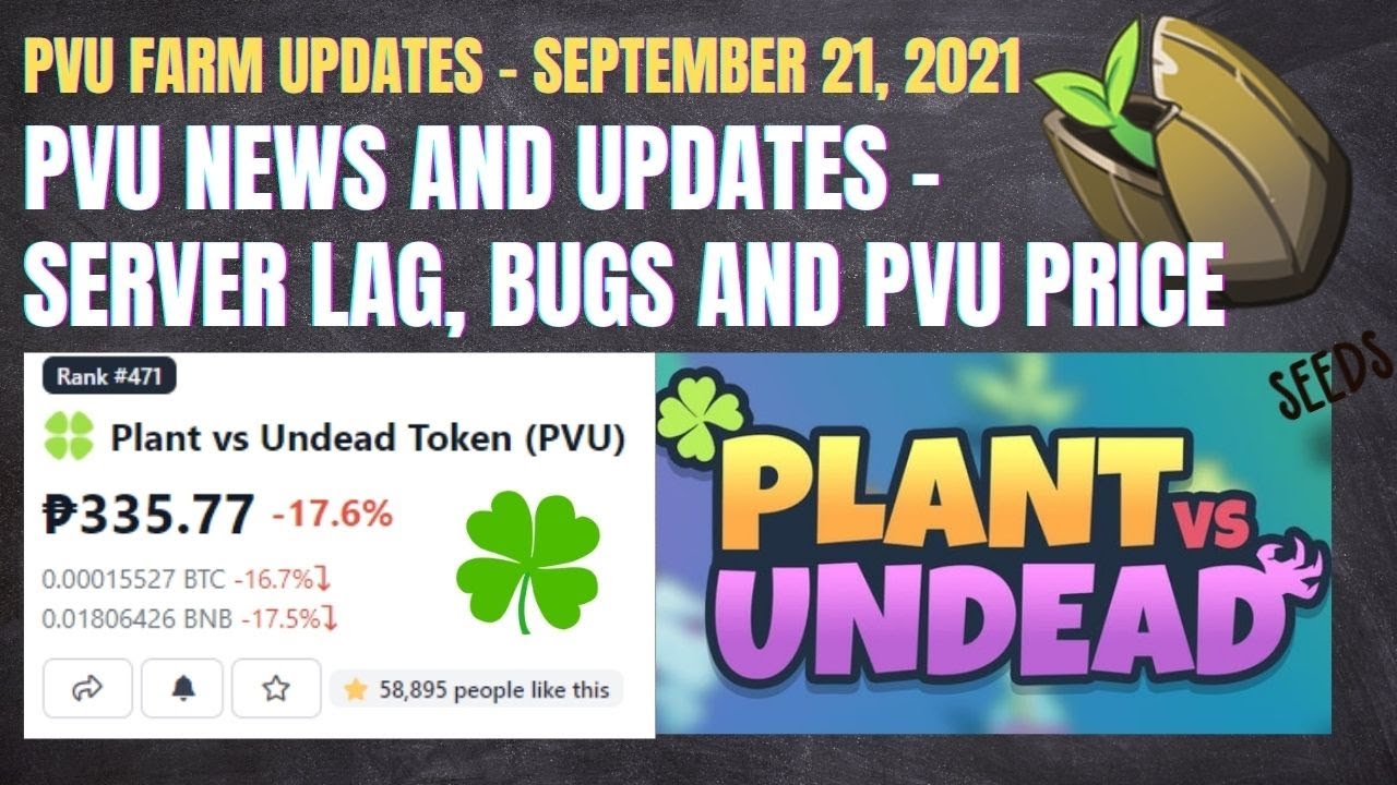 PVU PLANT VS UNDEAD UPDATES | PVU TOKEN UPDATE | HOW TO START IN PVU ...