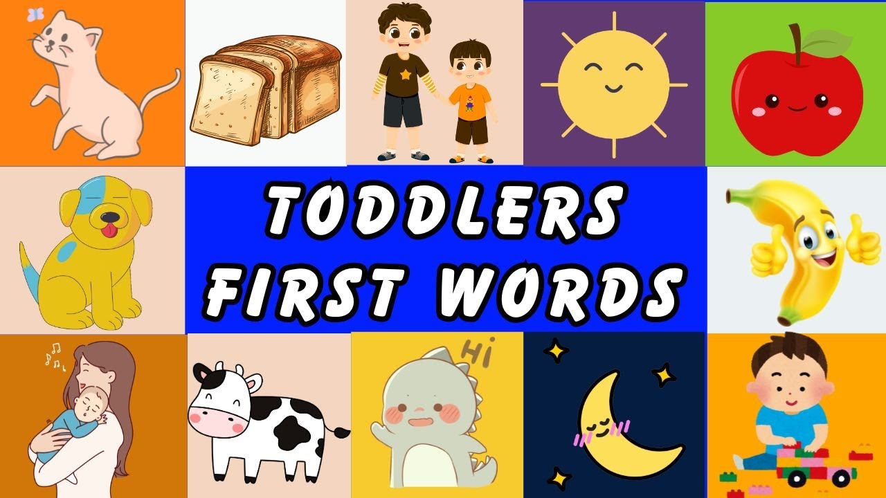 Toddler's First Words | Baby's first word | Papa kids world - YouTube