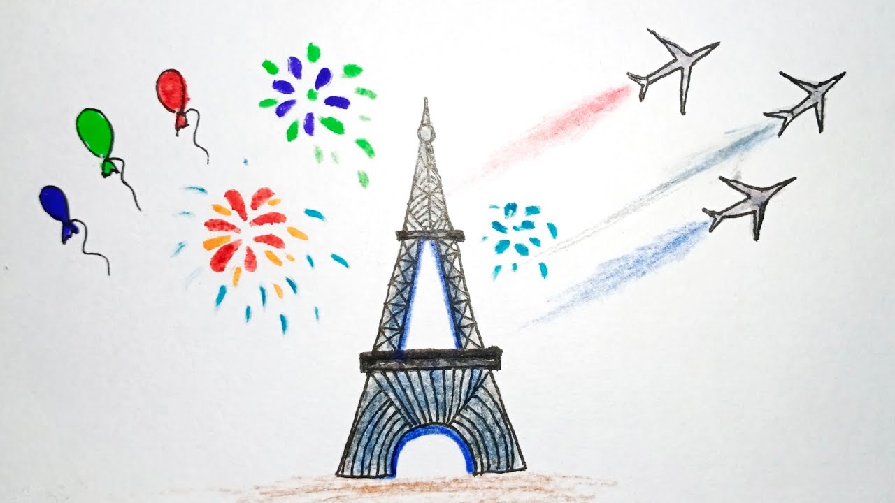Bastille Day Drawing / Bastille Day Drawing Easy / Bastille Day Poster ...