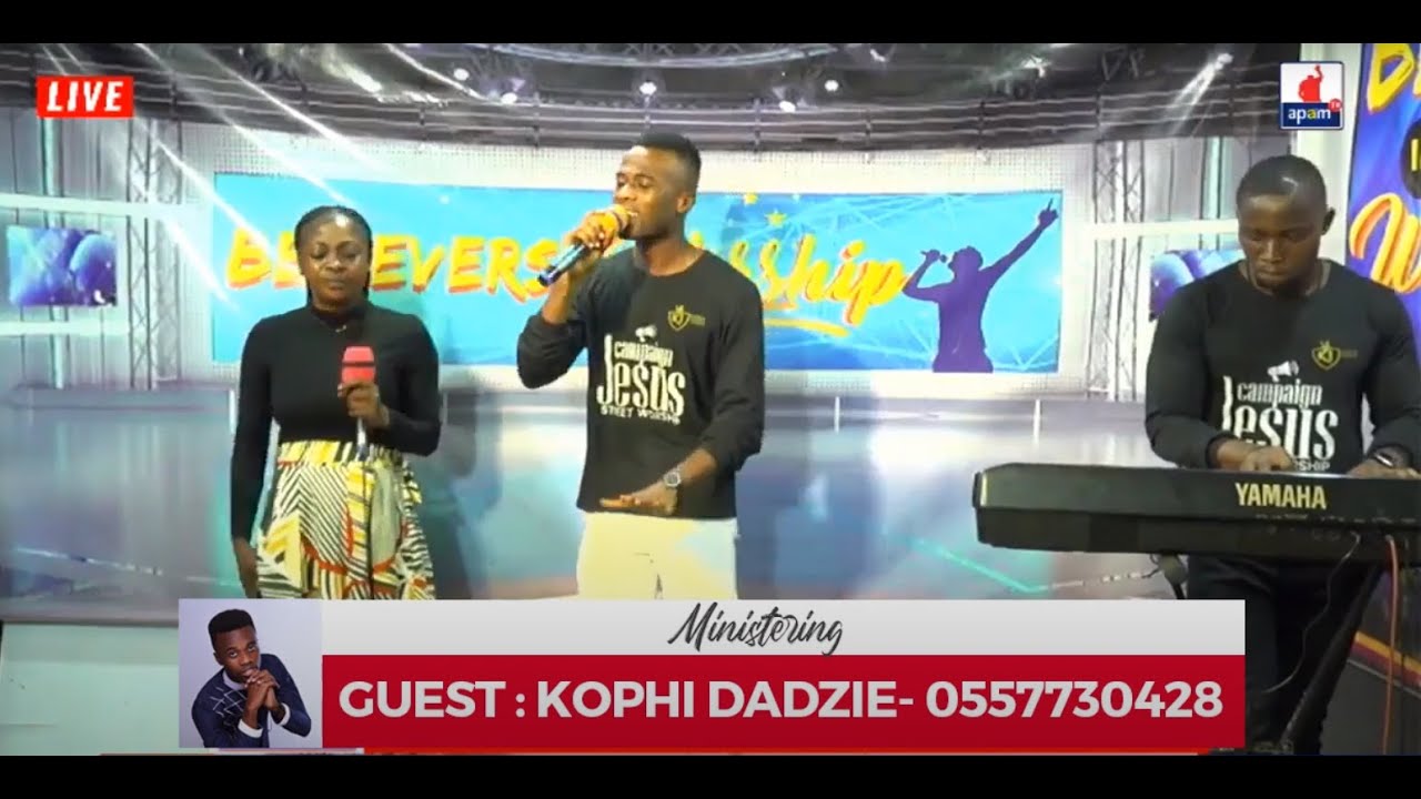 Otwen na me twen wo || KOPHI DADZIE @BELIEVERS IN WORSHIP ON APAM TV ...