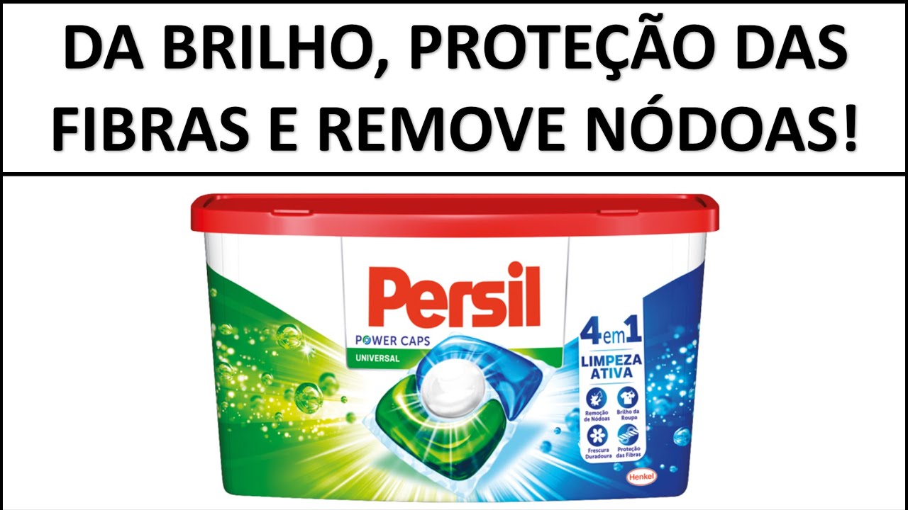 Persil lança nova geração de cápsulas! - YouTube