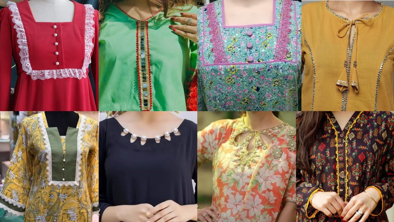 Trendy and Stylish Neckline Designs | comfortable Creative Neckline ...