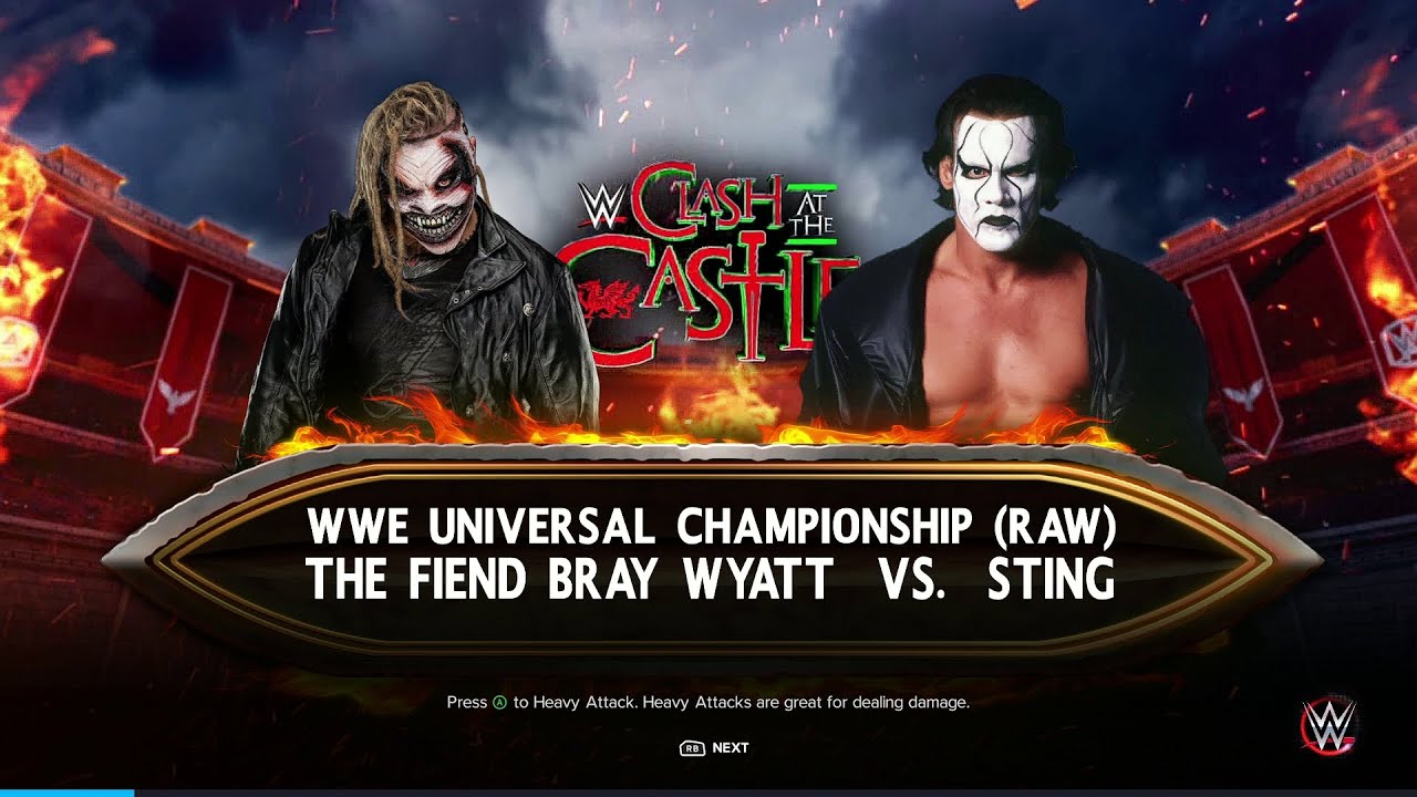 WWE 2K23 The Fiend Vs Sting - YouTube