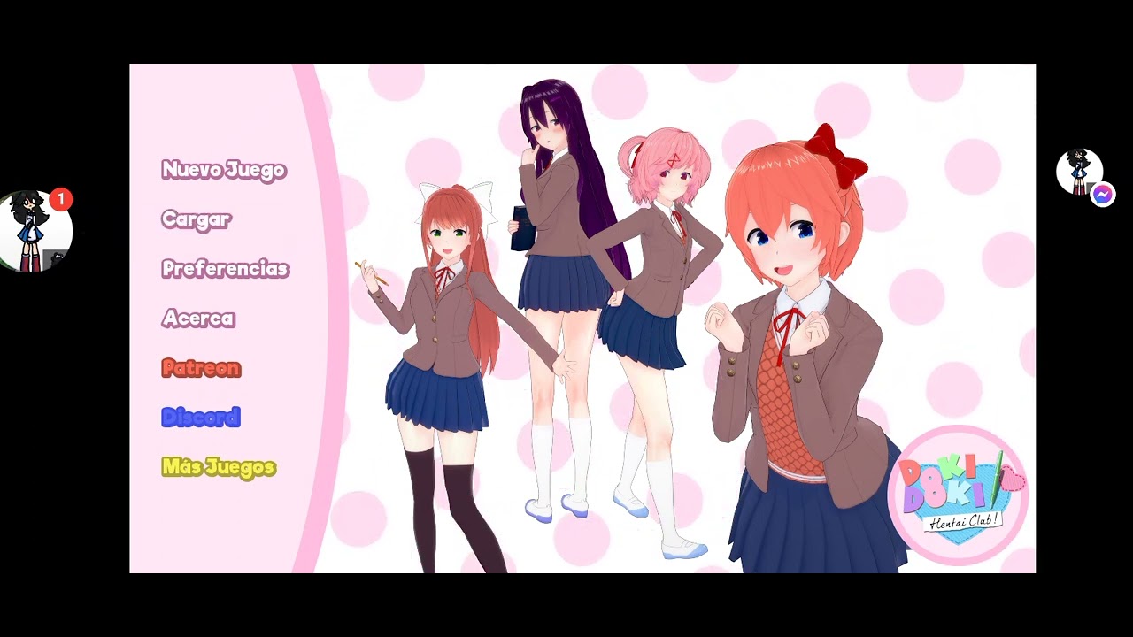 Doki Doki hentai club xD android apk - YouTube