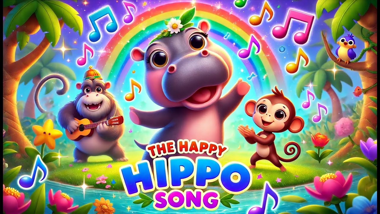 The Happy Hippo Song! | 🦛💦 A Fun and Silly Song for Kids - YouTube