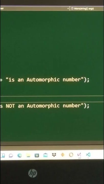 Automorphic number in C#🪃🪃🪃 - YouTube