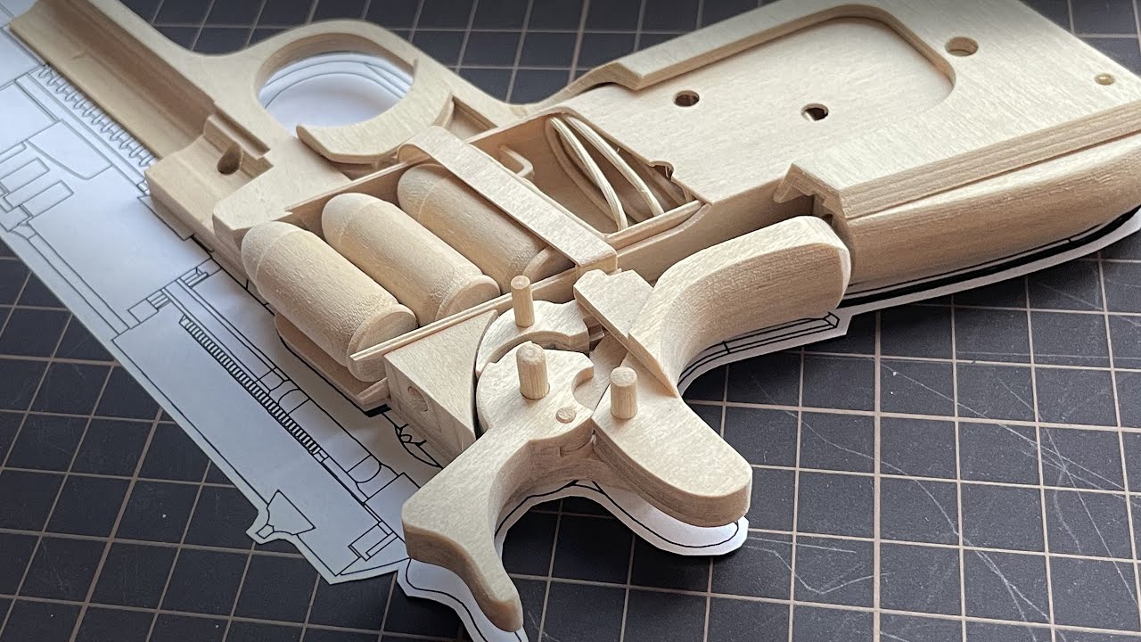 How To Make Wooden Gun Colt 1911 - Episode 3 - Hammer Grip Safety ...