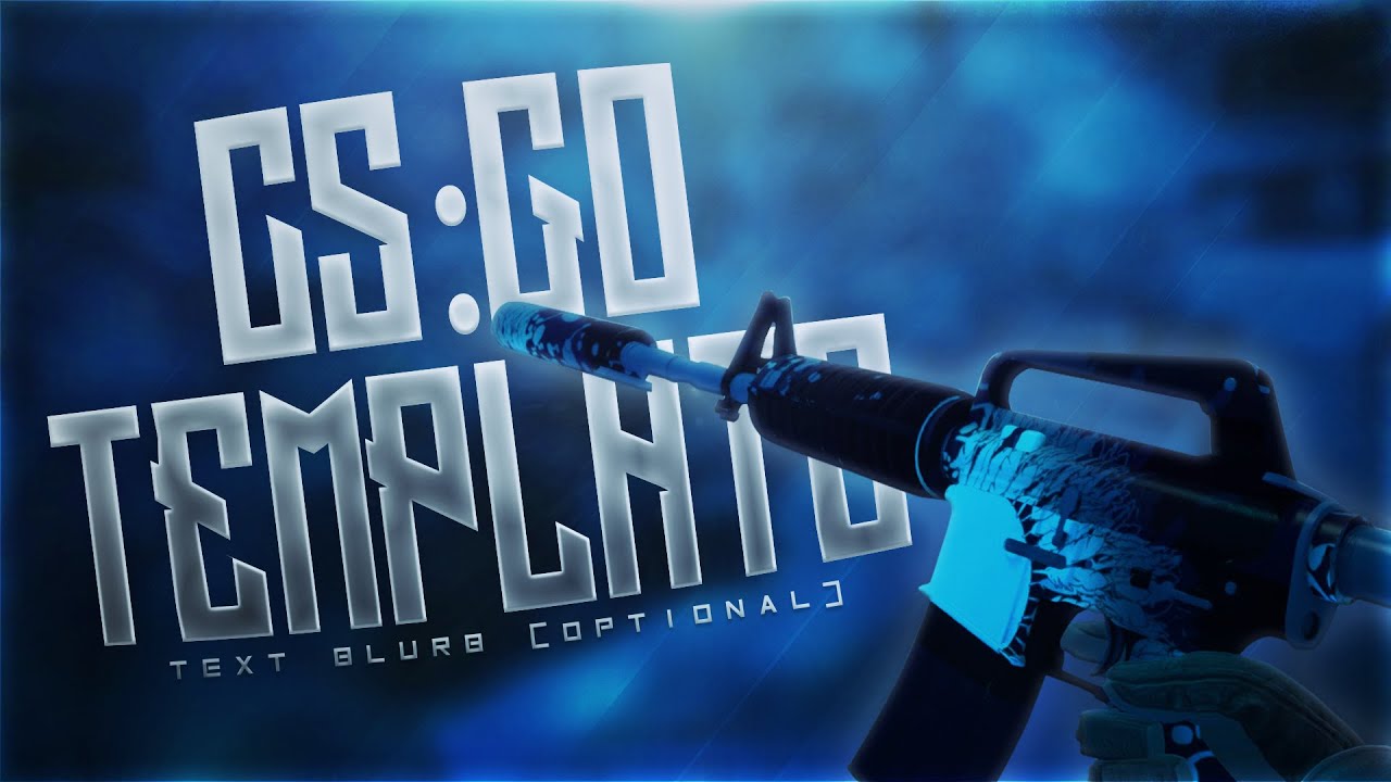 FREE CS:GO Thumbnail Template - YouTube