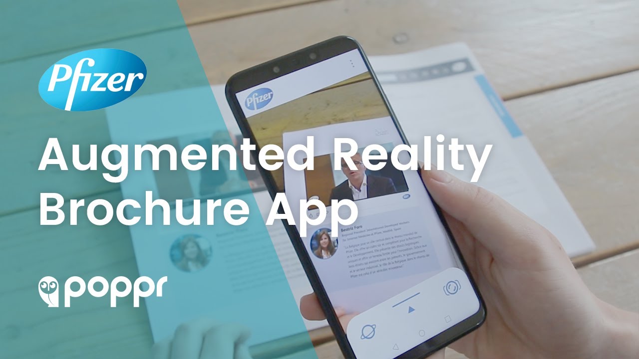 Augmented Reality Brochure for Pfizer - YouTube