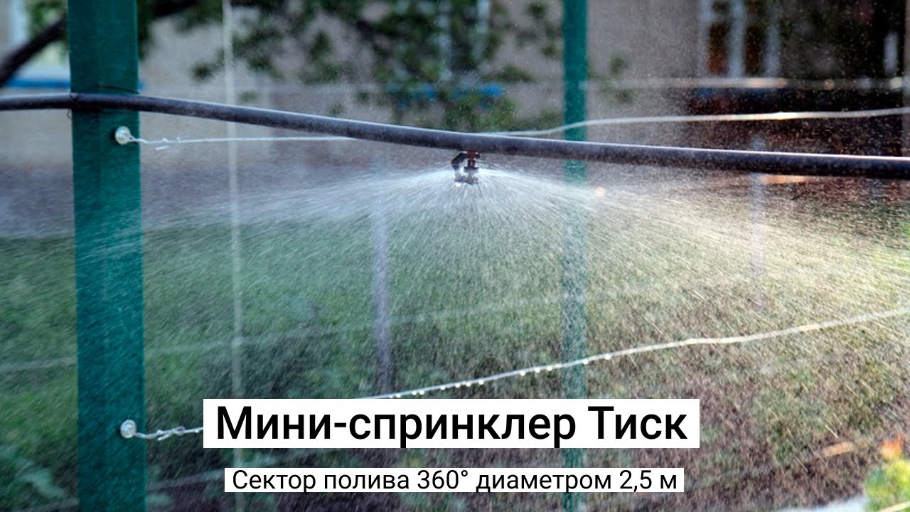 Капельница микроджет - ороситель "Тиск" в действии и варианты его ...
