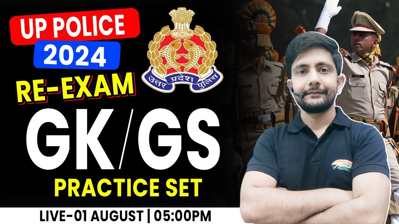 UP Police GK/GS Class | UP Police GK Practice Set #08, UPP GK/GS, UP GK ...