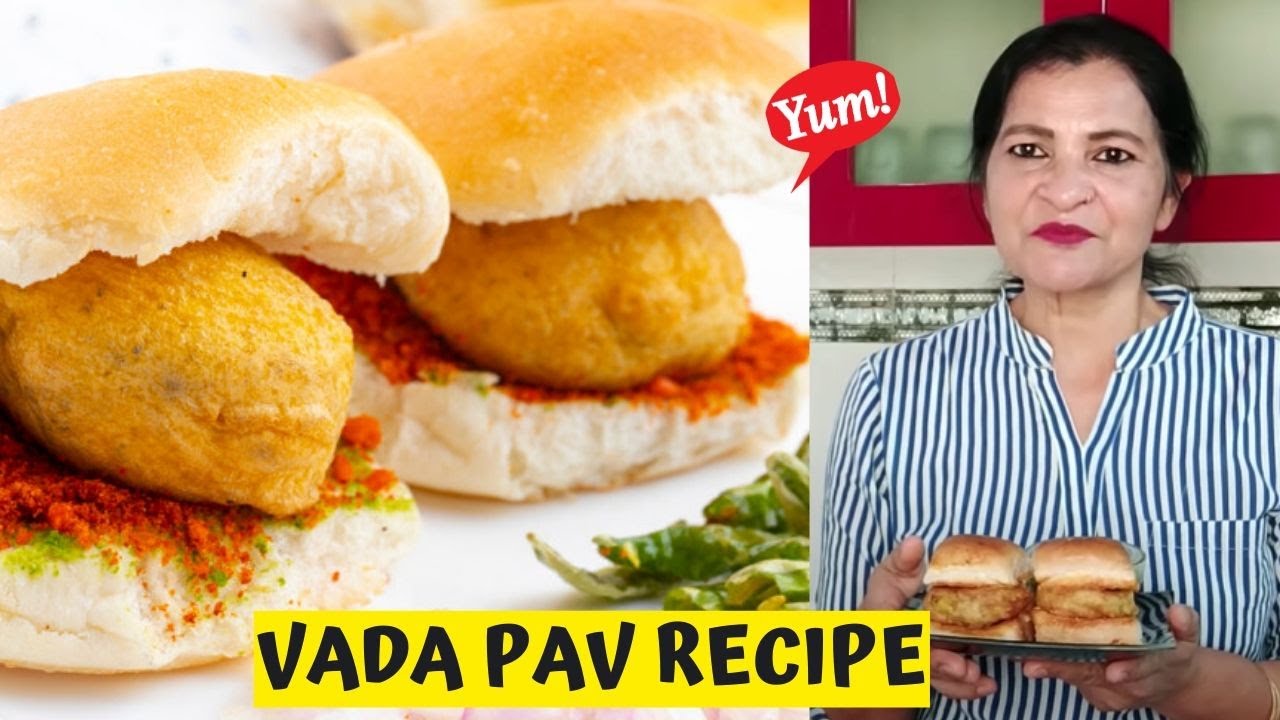 Vada Pav Recipe | Mumbai Street Style Vada Pav - YouTube