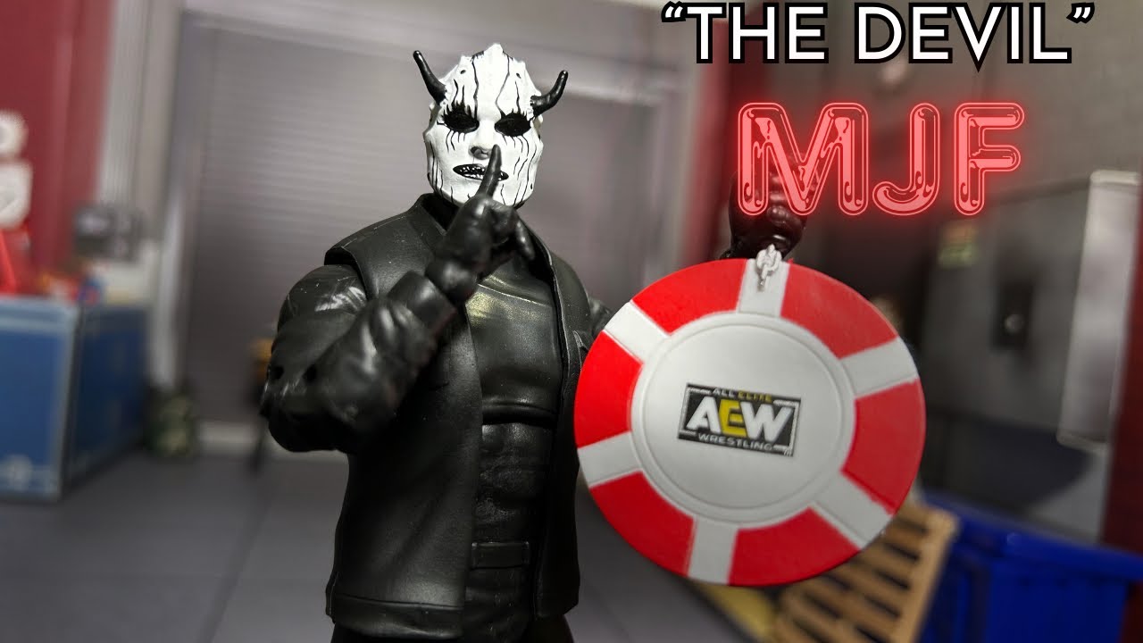 UNBOXING #58:”THE DEVIL” MJF AEW ACTION FIGURE REVIEW - YouTube