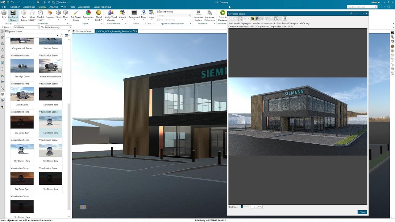 NX for AEC/BIM - Leveraging Ray Traced Studio - YouTube