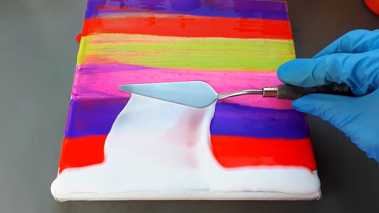 Abstract Painting - New successful experiment - YouTube