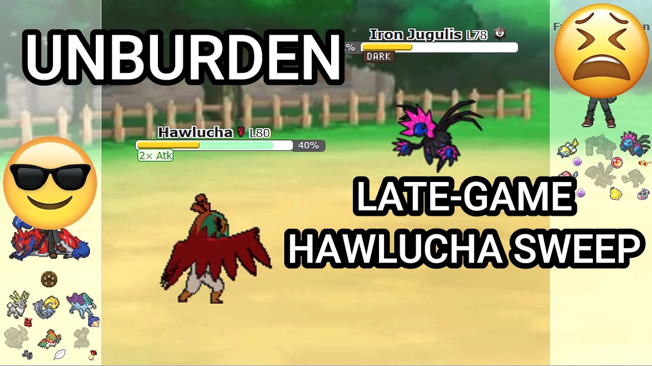 Unburden Hawlucha Was Impossible To Stop! (Pokemon Showdown Random ...