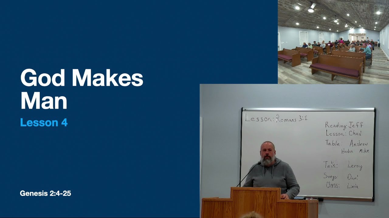 Bible 101- Lesson 4: God Makes Man - YouTube