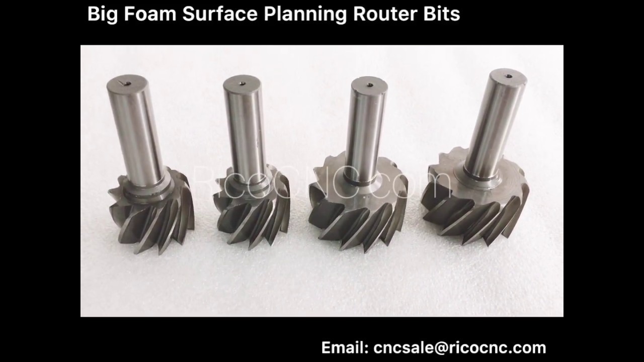 Big Foam Surface Planing Tools EPS Foam Router Bits - YouTube