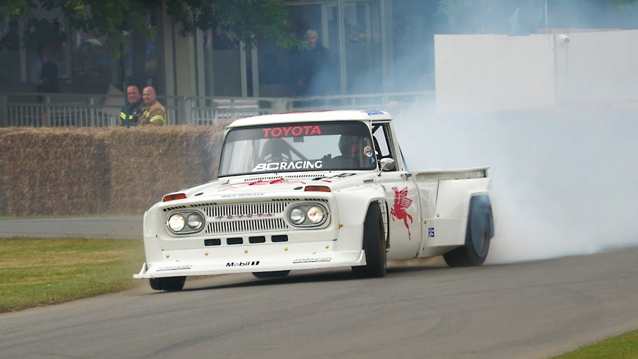 1966 Toyota Stout DRIFT CAR! Burnouts, Powerslides & Accelerations ...