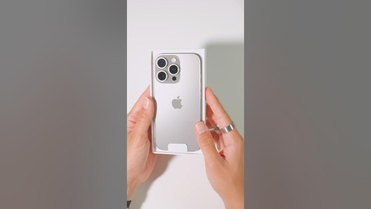ASMR iPhone 16 Pro unboxing (titanio natural) + accesorios - YouTube