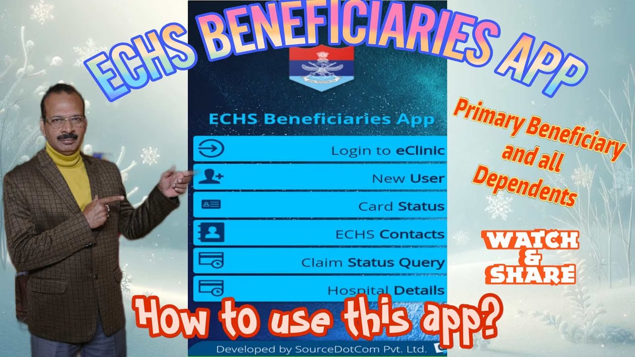 ECHS Beneficiaries App | How to Register ECHS Beneficiaries App ...