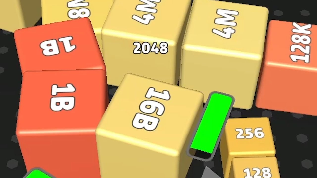 Cubes 2048.io Game - 16 000 000 000 - CUBES SNAKE 2048.io Gameplay ...