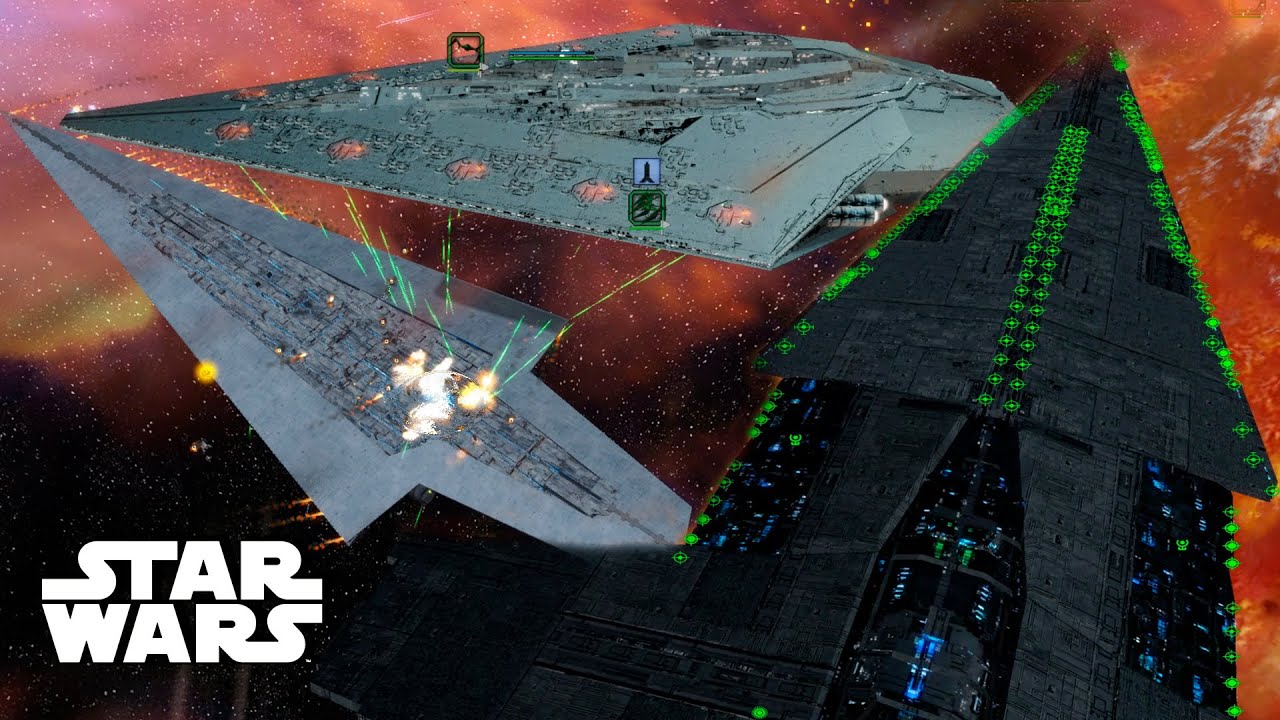 Mandator 3 vs Executor & Vengeance -- Star Wars - YouTube