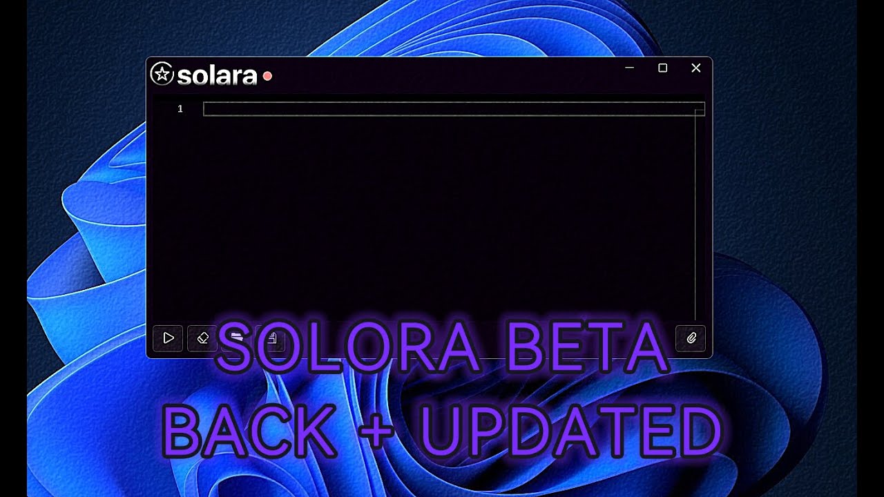 [BACK + UPDATED] Solora BETA Latest Version PC Executor LvL. 4 (FREE ...